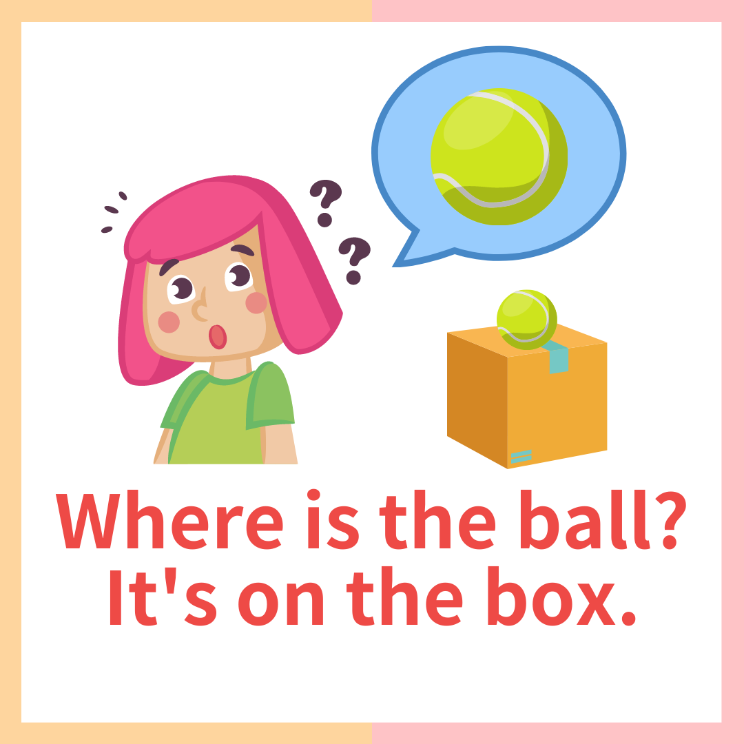 Unit 12 – Where is the ball? It’s on the box! – TALK ENGLISH